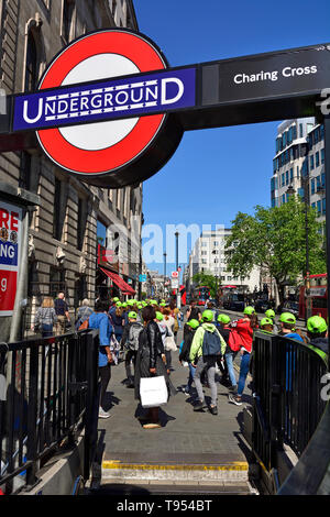 Underground, Charing Cross, London, England Stock Photo - Alamy