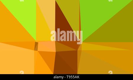 golden rod, yellow green and saddle brown colored contemporary art ...