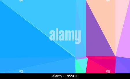 abstract geometric background with triangles and dodger blue, khaki and ...