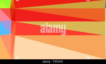 geometric triangles style in sandy brown, very dark pink and dark red ...