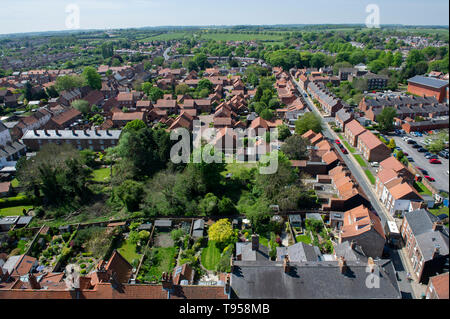 Aerial View of Beverley Westwood, Beverley, East Riding of Yorkshire ...