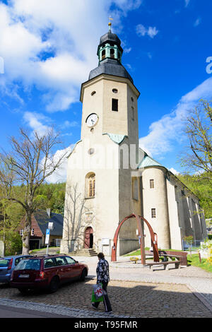 Altenberg: church in Geising in Erzgebirge, Ore Mountains, Sachsen ...