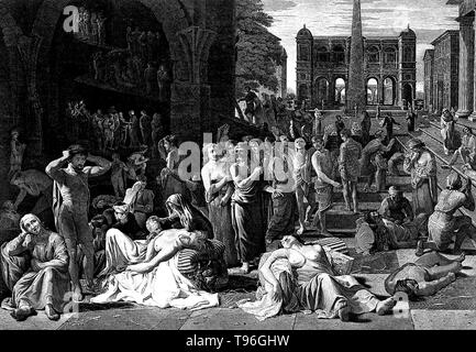 Ancient Greece. Athens. Piraeus Port. Engraving, Colored. Greece and ...