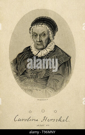 Caroline Lucretia Herschel (1750 – 1848); German astronomer, whose most ...