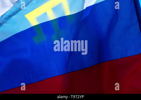 Flag of the Crimean Tatars Stock Photo - Alamy