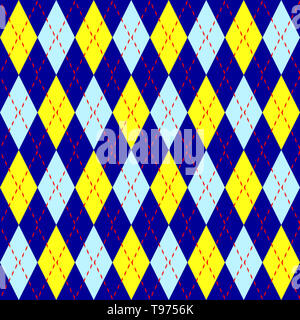 Argyle Fabric Seamless Texture Tile Stock Photo - Alamy