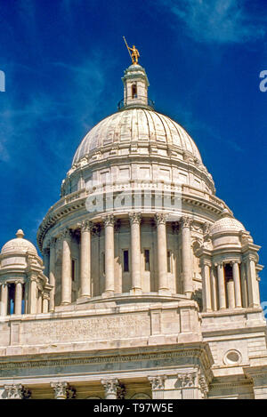 Rhode Island State House was built in 1904 with Neoclassical style in ...