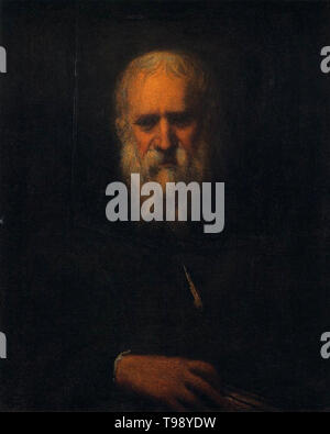 Self Portrait with a Book 1585 by Tintoretto Stock Photo - Alamy