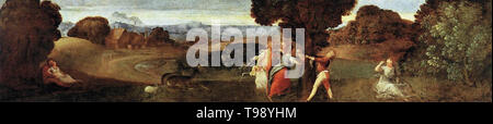 The Birth of Adonis 1510 by Titian Stock Photo - Alamy