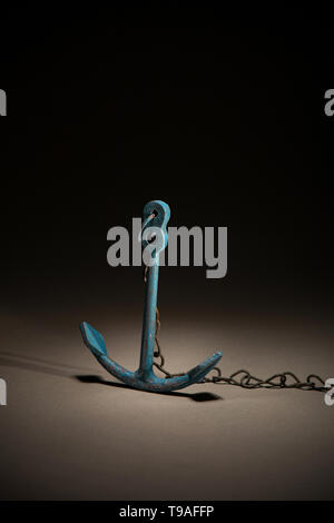 11 Apr 2007 vintage small blue anchor still life mumbai maharashtra ...