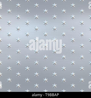 Star Metal Seamless Texture Tile Stock Photo - Alamy