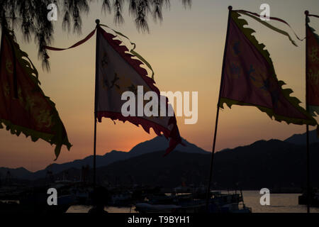 Cheung Chau Flags Stock Photo - Alamy