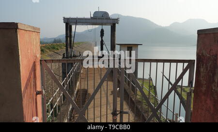 Beautiful dam in India. Pothundi dam Palakkad Kerala Stock Photo - Alamy