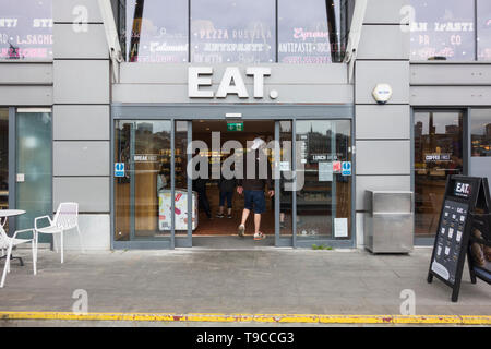 Exterior and frontage of EAT restaurant chain Stock Photo - Alamy