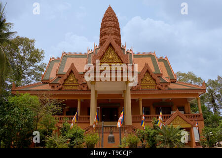 the Wat Bo Temple in the city of Siem Reap in northwest of Cambodia ...