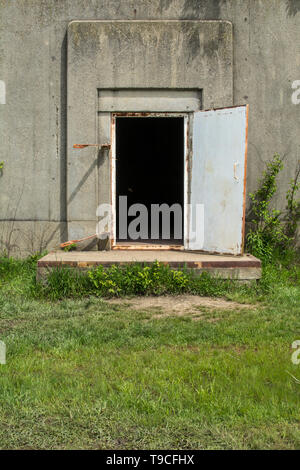 Old WWII ammunition bunkers (or igloo) at Midewin tallgrass prairie ...