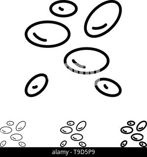 white blood cells line icon vector illustration Stock Vector Image ...