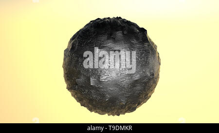 bumpy model of the sphere. 3D rendering Stock Photo - Alamy