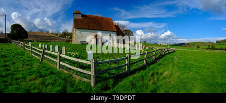 Duncton, UK - April 3, 2019: St Mary the Virgin - an 11th century ...