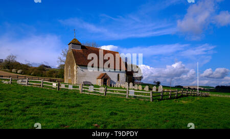 Duncton, UK - April 3, 2019: St Mary the Virgin - an 11th century ...