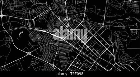 Urban vector city map of Tyumen, Russia Stock Vector Image & Art - Alamy