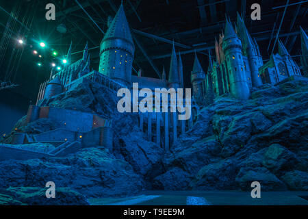 Enormous model of Hogwarts Castle that was used in the production of ...