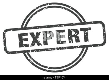expert stamp. expert vintage gray label. Sign Stock Vector Image & Art ...