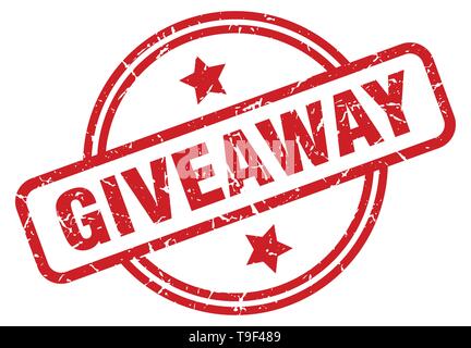 giveaway round grunge isolated stamp Stock Vector Image & Art - Alamy