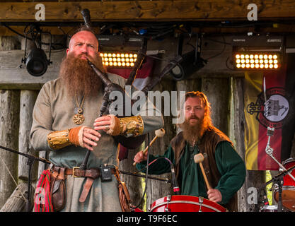 Clanranald Trust, at Duncarron medieval fortified village, in Carron ...