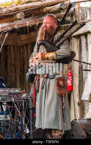 Clanranald Trust, at Duncarron medieval fortified village, in Carron ...
