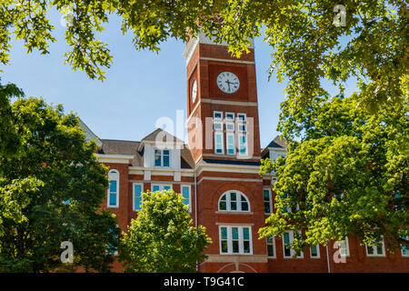Tillman Hall and clock tower at Clemson University South Carolina Stock ...