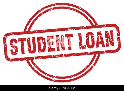student loan round vintage grunge stamp Stock Vector Image & Art - Alamy