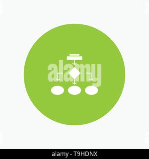 Flowchart, Algorithm, Business, Data Architecture, Scheme, Structure, Workflow Blue Icon on ...