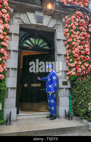 A doorman stands at the entrance of Annabel's private members club in ...