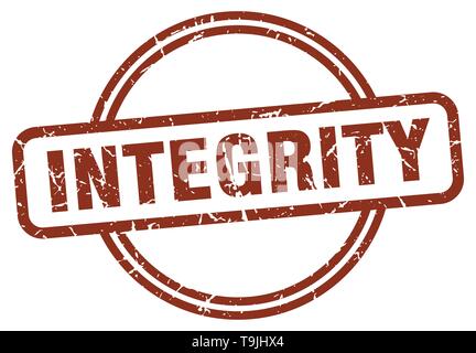 integrity stamp isolated on white Stock Vector Image & Art - Alamy