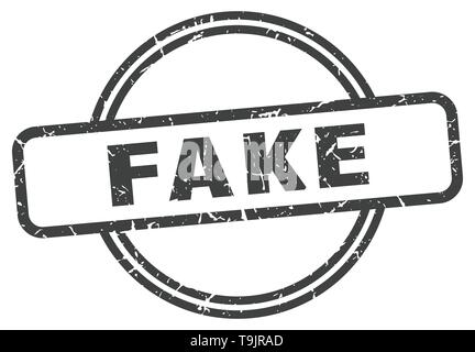 fake stamp. fake vintage gray label. Sign Stock Vector Image & Art - Alamy