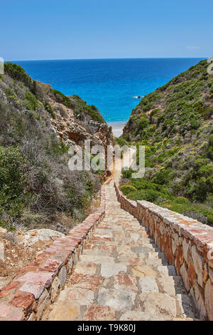 The path to the amazing Kaladi beach leading to a beautiful scenery ...