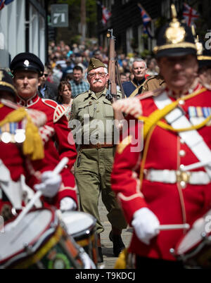 People enjoy the Haworth 40s weekend Stock Photo - Alamy