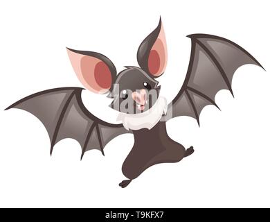 A happy cartoon bat dancing and smiling Stock Vector Image & Art - Alamy