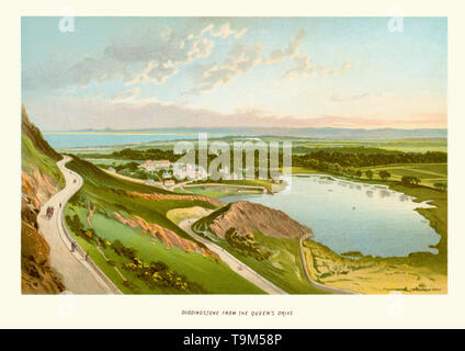 Duddingston, a former village in the east of Edinburgh, Scotland, 19th ...