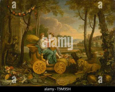 An Allegory of Louis XIV. Museum: National Gallery, London. Author: FRANCESCO SOLIMENA Stock ...