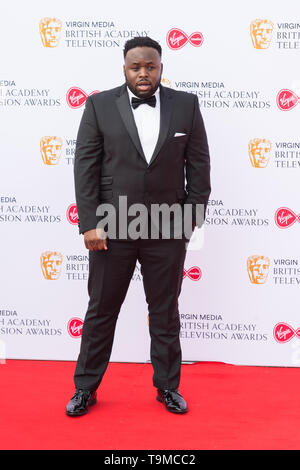 Samson Kayo attending the Virgin BAFTA TV Awards 2022, at the Royal ...