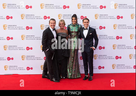 Bradley Walsh, Donna Derby, Barney Walsh and Stephanie Del Valle Diaz ...