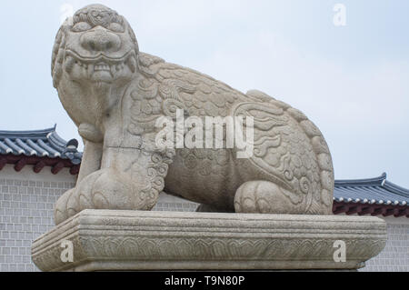 Haechi statue in the Gyeongbokgung Palace, South Korea Stock Photo - Alamy