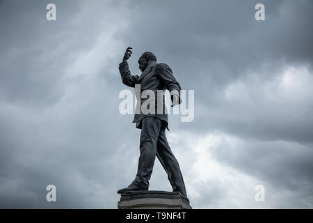 lord carson statue at the northern ireland parliament buildings ...