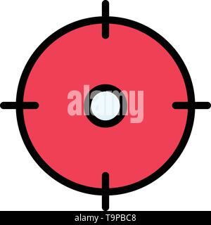 Simple circle target template. Bullseye symbol Stock Vector Image & Art ...