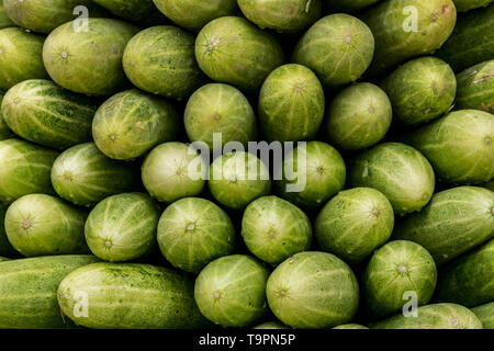 Cucumbers being sold on the street market of Kathmandu, Nepal Stock ...