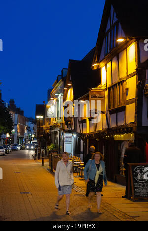 Medieval Worcester city UK - a 15th century medieval building, now a ...