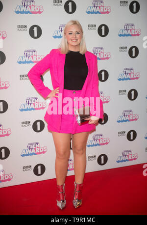 Katie Thistleton at the BBC Radio 1's Teen Awards, SSE Arena Wembley ...