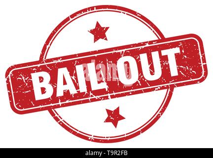 bail out vintage round isolated stamp Stock Vector Image & Art - Alamy
